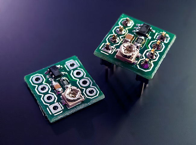 Circuitbenders - LTC1799 precision oscillator PCB modules